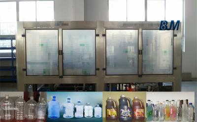 中国 1 つの 一体鋳造の の瓶/びんの充填機 3L/5L/8L/10L に付き自動 3 つ 販売のため