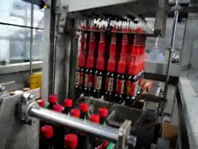 Cina Macchina imballatrice del cartone automatico della bevanda, impacchettatrice di plastica della bottiglia 2L/2.5L in vendita