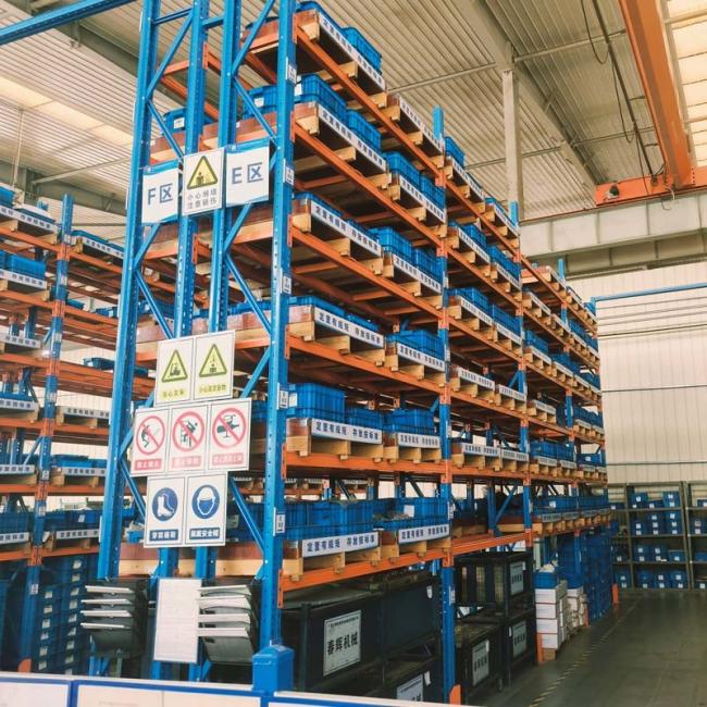Custom color options for industrial pallet racks