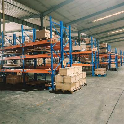 China Heavy Duty Pallet Racks Depth and Number Of Levels Tailored to Your Storage Needs for sale