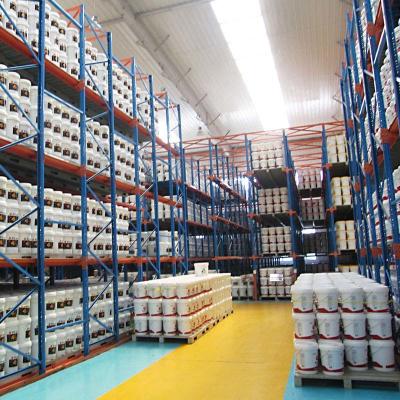 China Powder Coated Steel Construction Drive In Racking For Heavy Duty Warehouse Storage for sale