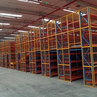 China 2-3 Levels Steel Construction Mezzanine Rack Multi Level For Warehouse Storage for sale