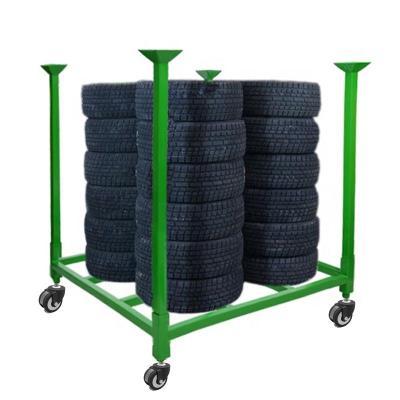Cina Scaffale accatastabile 2000kg della gomma di verde dello SGS in vendita