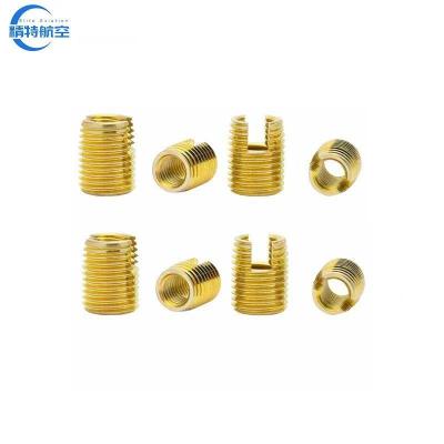 China Standard Size 307/308 Type Self Tapping Threaded Insert 1215 Material for sale
