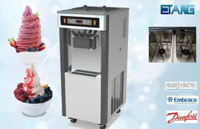 Cina Pavimento che sta macchina del gelato commerciale, 3 sapori 38 litri all'ora in vendita