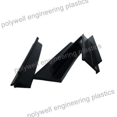 China Black Nylon 66 Bar With 25% Glass Fiber Plastic Extrusion Profiles For Thermal Break Aluminum Profile for sale