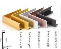 Quality Brushed Surface Mirror Frame Modern Luxury Aluminum Alloy Frame for Painting Picture Frames for sale