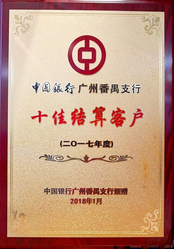 BANK OF CHINA - Guangzhou Laurel & Honesty Holdings