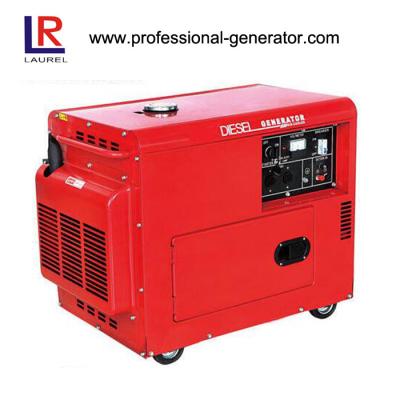 中国 低い燃料消費料量の単一フェーズ小さい無声ディーゼル発電機4.2kW/Air-cooled 5つのkWの 販売のため