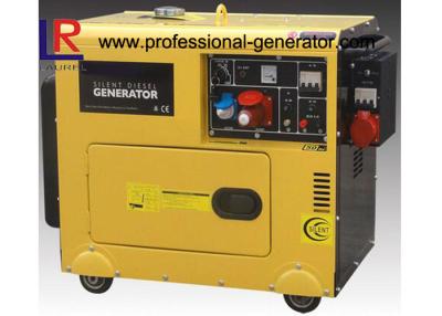 Cina Generatore a diesel insonorizzato 6kVA del singolo cilindro con un'iniezione diretta di 3 fasi in vendita