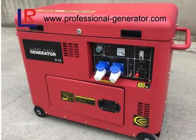 Cina Generatore portatile silenzioso del combustibile diesel 6kVA con il ciclo controllato di Constant Operation 4 in vendita