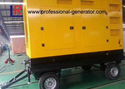 Cina Gruppo elettrogeno diesel portatile mobile 300kVA con ATS per costruzione, potere di Weichai in vendita
