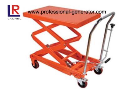 Cina attrezzatura di maneggio del materiale industriale mobile di 350kg Mini Hydraulic Hand Table Truck in vendita