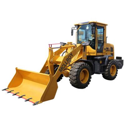 China Carga clasificada 1800kg de la capacidad 1.0cbm del cubo de la máquina de Front End Mini Wheel Loader en venta