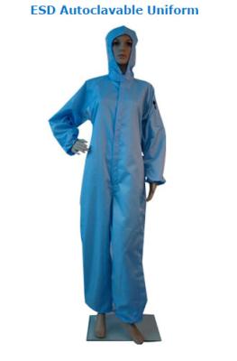 Cina ESD Autoclavable Uniform Antistatic Work Clothes in vendita