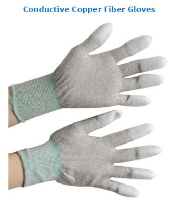 Cina Conductive Copper Fiber Gloves ESD Safety Gloves in vendita