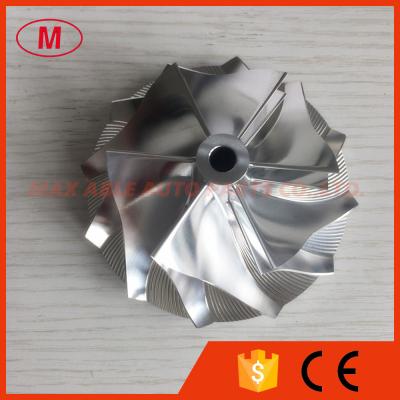 China HX40/HE351 62.00/85.98mm 6+6 blades 4035879 upgrade Turbocharger milling/aluminum 2618/billet compressor wheel for sale