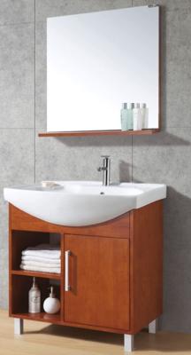 China Piso - vanidad montada del cuarto de baño del PVC, muebles caseros, gabinete de cuarto de baño de China, vanidad del proyecto en venta