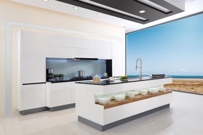China Alto armario de cocina brillante de la laca en venta