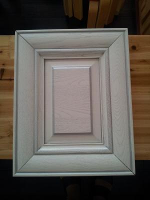 China El panel de la puerta de madera sólida del final de la plata de la frotación, puerta aumentada de madera sólida en venta