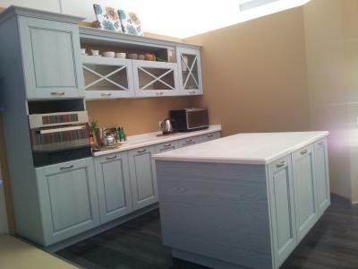 China Armario de cocina rústico de madera sólida del estilo, muebles de madera. Armario de cocina del estilo de Alemania en venta