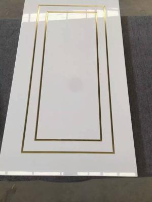 China el alto panel brillante de la puerta de armario de cocina, puerta de armario de cocina blanca de la laca en venta