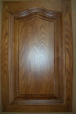 China Incinere la puerta de armario de cocina aumentada, el panel de la puerta de armario de cocina de madera sólida, puerta de madera de la cocina en venta