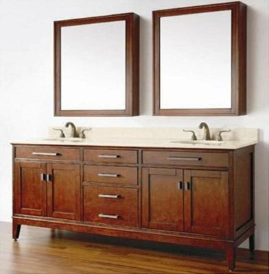China La vanidad americana del estilo, vanidad del lavabo del undermount, gabinete de cuarto de baño de China, utilizó vanidad en venta