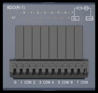 Quality PLC Communication Module Decowell RS Series Integrated I/O 8do R-1 Easy Installation for sale