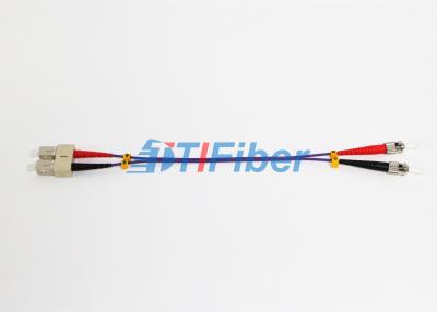 China ST - Sc-van het de Vezel Optische Flard van de Flardkabel Lood 3.0mm Violet Kleurenofnr Buitenjasje Te koop