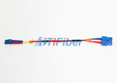 China LC Singlemode Kabel van het het Koord Duplexlint van het Optische Vezelflard voor LAN Netwerk Te koop