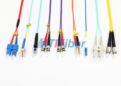 China MU MTRJ het Enige Koord van het Wijzeflard/Duplex Multimode Vezel Optische Kabel Te koop