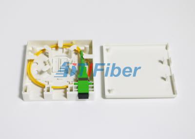 China Fiber Optic Terminal Box 0.9mm Fiber Pigtail for Cat 5 / Cat 6 Cable for sale