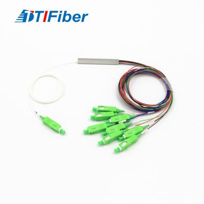 Cina separatore a fibra ottica del Plc 1x8 con il connettore della fibra della st LC dello Sc di MP FC in vendita