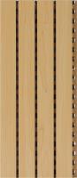 Quality Grooved MDF Wood Fiber Acoustic Panels Classic Design Sound Absorbing 2440mm for sale