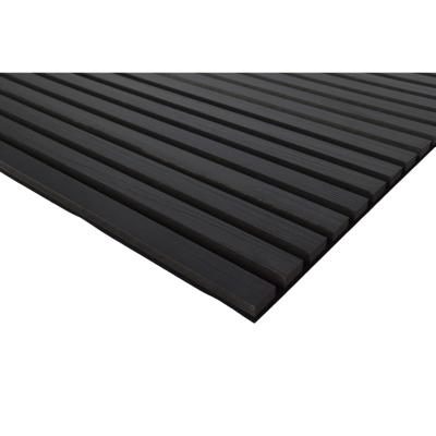 Ceiling Wall Slatted Acoustic Wood Panels , Acoustic Timber Panels 12mm HDF 9mm