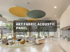 E1 Grade Eco Friendly Fabric Panneaux acoustiques insonorisés épaisseur 25 mm 50 mm