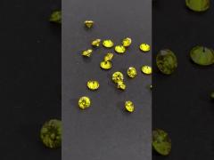Vvs Vs Fancy Vivid Yellow Συνθετικό Εργαστήριο Μεγάλωσαν πετράδια Hpht CVD Loose διαμάντι