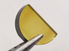 JSD23 MCD 황색 다이아몬드 판 1.0mm - 6.0mm 근 사각형 모양