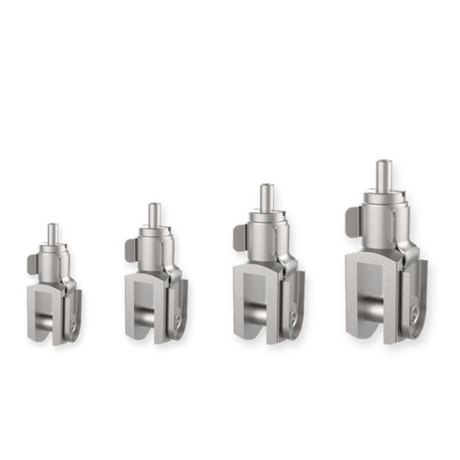 Nickel Plated Suspended Wire Cable Grippers with Locking Feature for Pendant Light 1