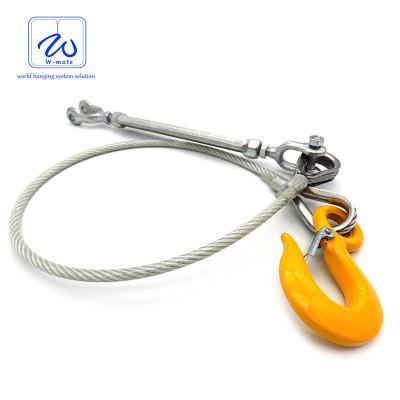 Κίνα Γαλβανισμένη Ferrule ξαρτιών καλωδίων σχοινιών χαλύβδινων συρμάτων ενισχυμένη συνέλευση σφεντόνα σχοινιών χαλύβδινων συρμάτων για την ανύψωση προς πώληση