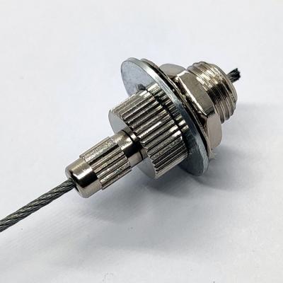 중국 Din1142 단련할 수 있는 단일 와이어 로프 클립 스테인레스 강 크로스 케이블 클램프 판매용