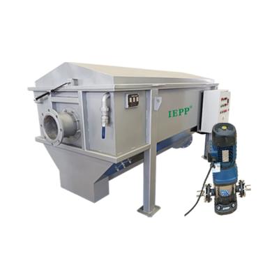 China IEPP Manufacturer OEM Ss304 Farm Sewage WWTP Rotating Drum Wedge Sieve Fine Wastewater Treatment Equipment Screen Filtration for sale