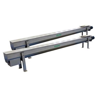China Low Price Ss304 IEPP Mud Cake Spiral Industry Dewatered Sludge Shaftless Screw Conveyor Supplier for Sewage Treatment for sale