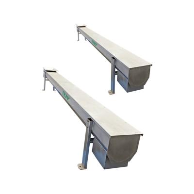 China SS304 WWTP Industrial Spiral Machine Mud Cake Transfer Horizontal Shaftless Screw Sludge Conveyor Unit Pump Motor PLC-for Farms for sale