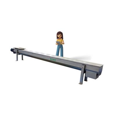 China Factory-Supplier U Type Sludge Mud Cake Transport Machine Spiral Flight WWTP Slurry Shaftless Screw Conveyor Pump Motor Farms for sale