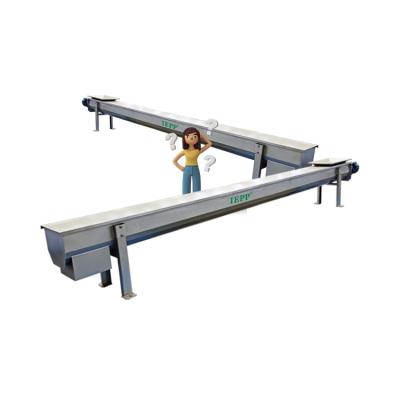 China IEPP Ss304 Continuous Endless Truck Cargo Loading Bucket Self-Cleaning Helical Blade Shaftless Screw Conveyor Home Use Motor PLC for sale