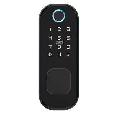 中国 指紋のスマートなデッドボルトのドア ロックの電子パスワード Tuya Wifi APP Rfid カード 販売のため