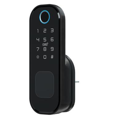 中国 認識のTuyaのAppが付いている電子ドア ロックのキーレス無線電信の指紋をとりなさい 販売のため