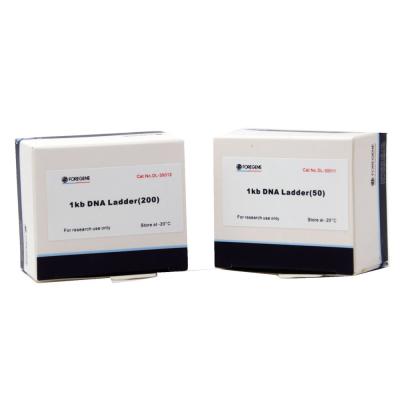 中国 Foregene DNAのマーカー5000 400 100bp-5000bp DNAのマーカーを詰めるテスト500x4 μL 販売のため